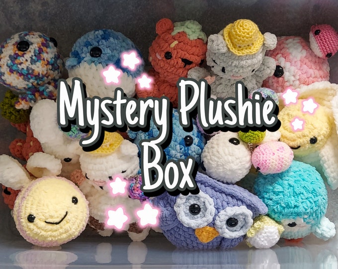 Mystery Plushie Box! Crochet Handmade Plushies Surprise Box/bag - Etsy