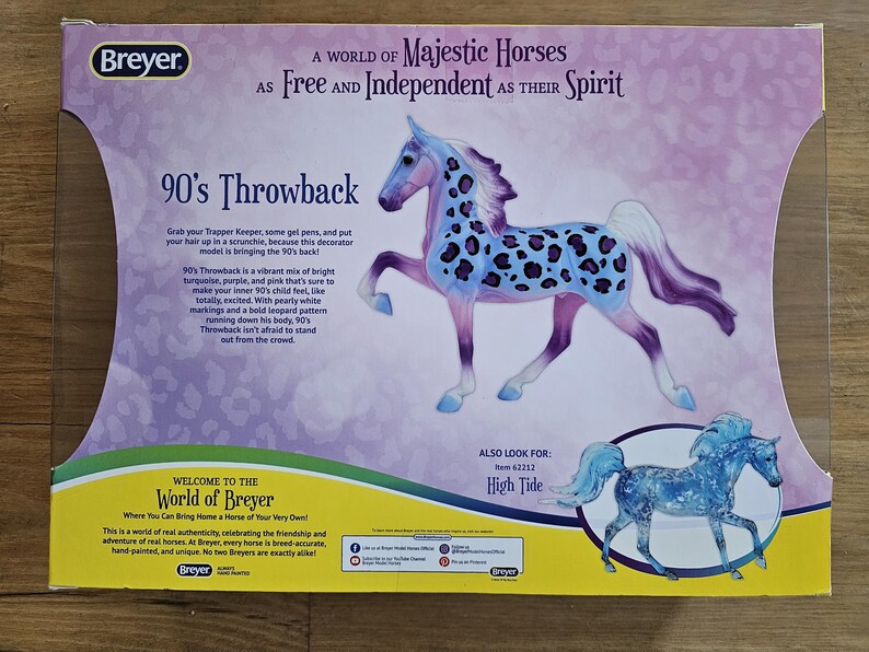 NEW 90s Throwback Breyer Horse Model - Etsy