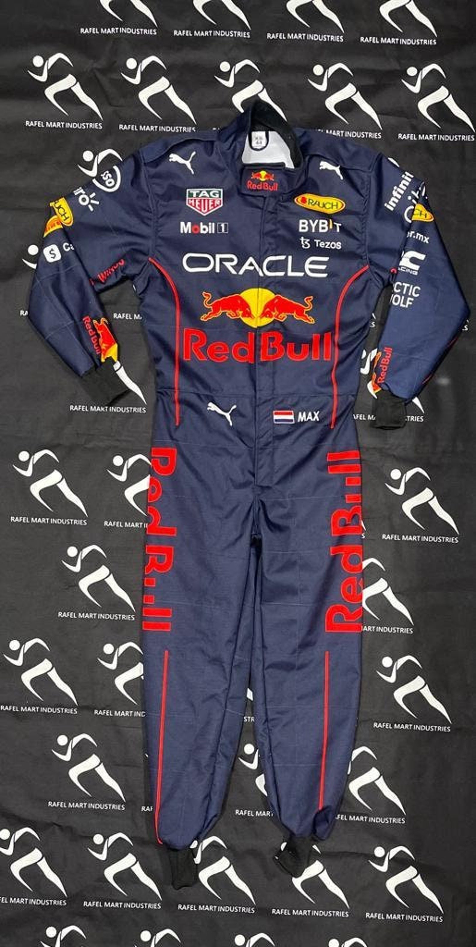 F1 Racing Max 2022 Oracle Redbull Bedruckter Anzug Go Kart/ Karting ...