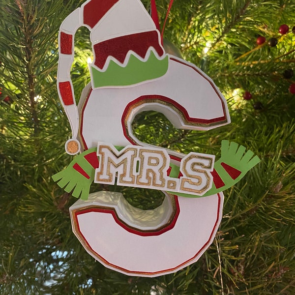 Letter Ornaments - Etsy