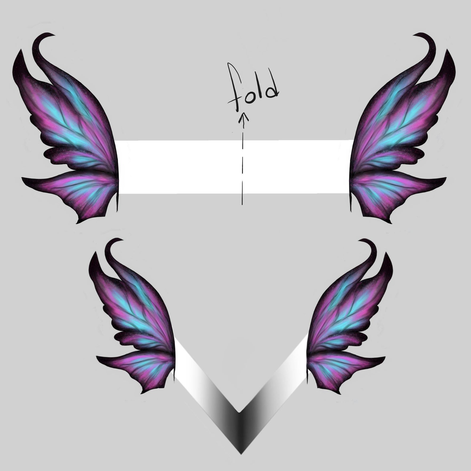 Bookmark Printable Bookmark Fairy Wings Bookmark Butterfly - Etsy