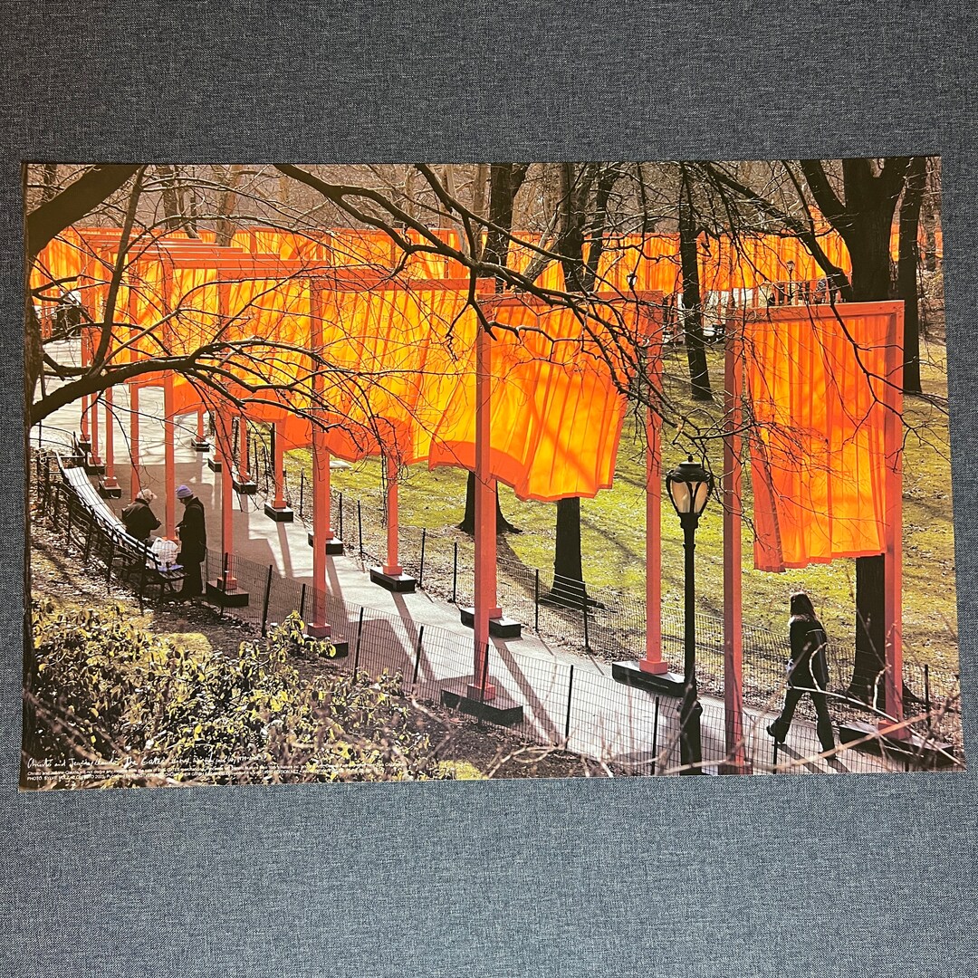 Christo Och Jeanne-claude, Poster, the Gates, Central Park, New York ...
