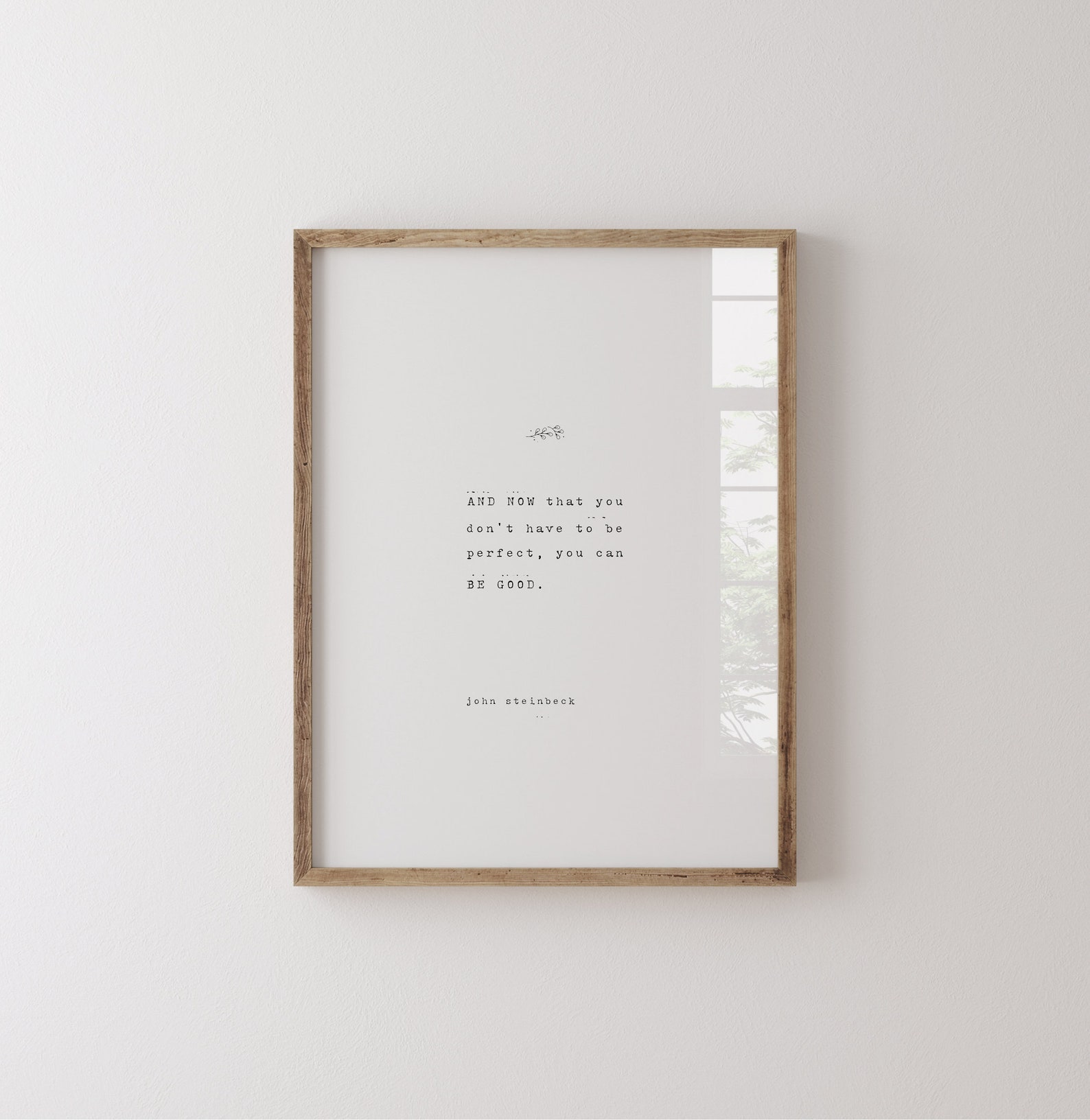 Printable Quote and Now That You Don't Have to Be Perfect, You Can Be ...