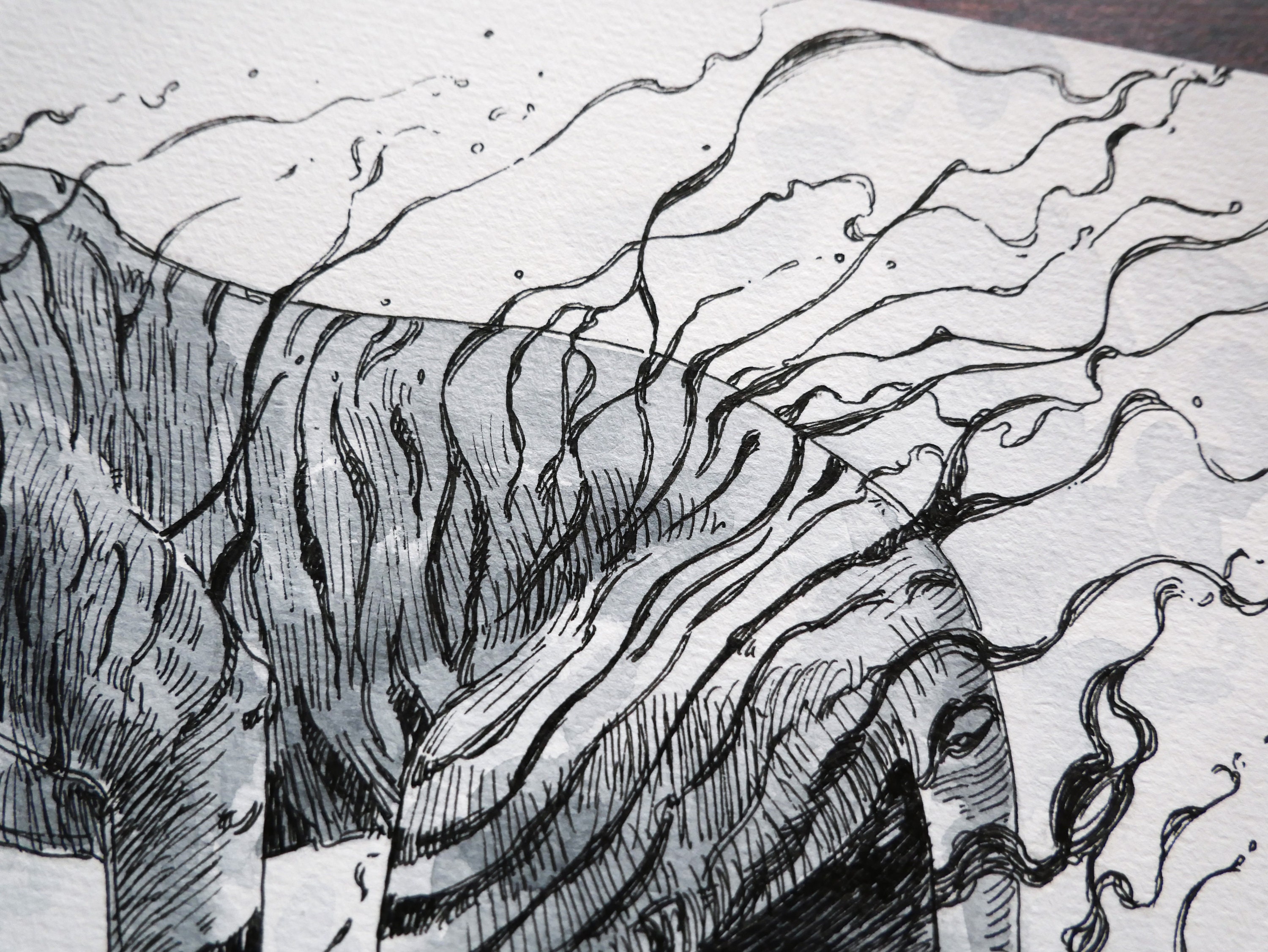 Original - Tiger Ink Drawing, A5 - Etsy