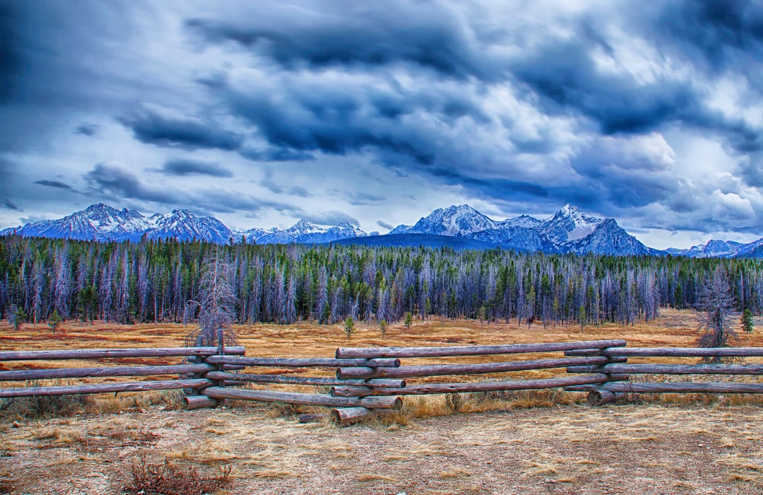 The Sawtooths an Idaho Mountain Range - Etsy