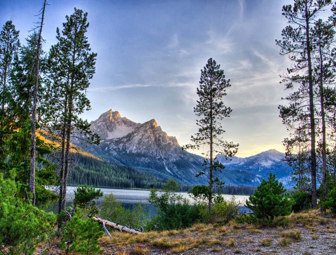 Beautiful Stanley Lake Photograph Oversized Idaho Image Called Through ...
