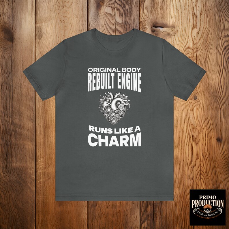 Original Body Rebuilt Engine Shirt Heart Surgery Survivor Gift Cardiac ...