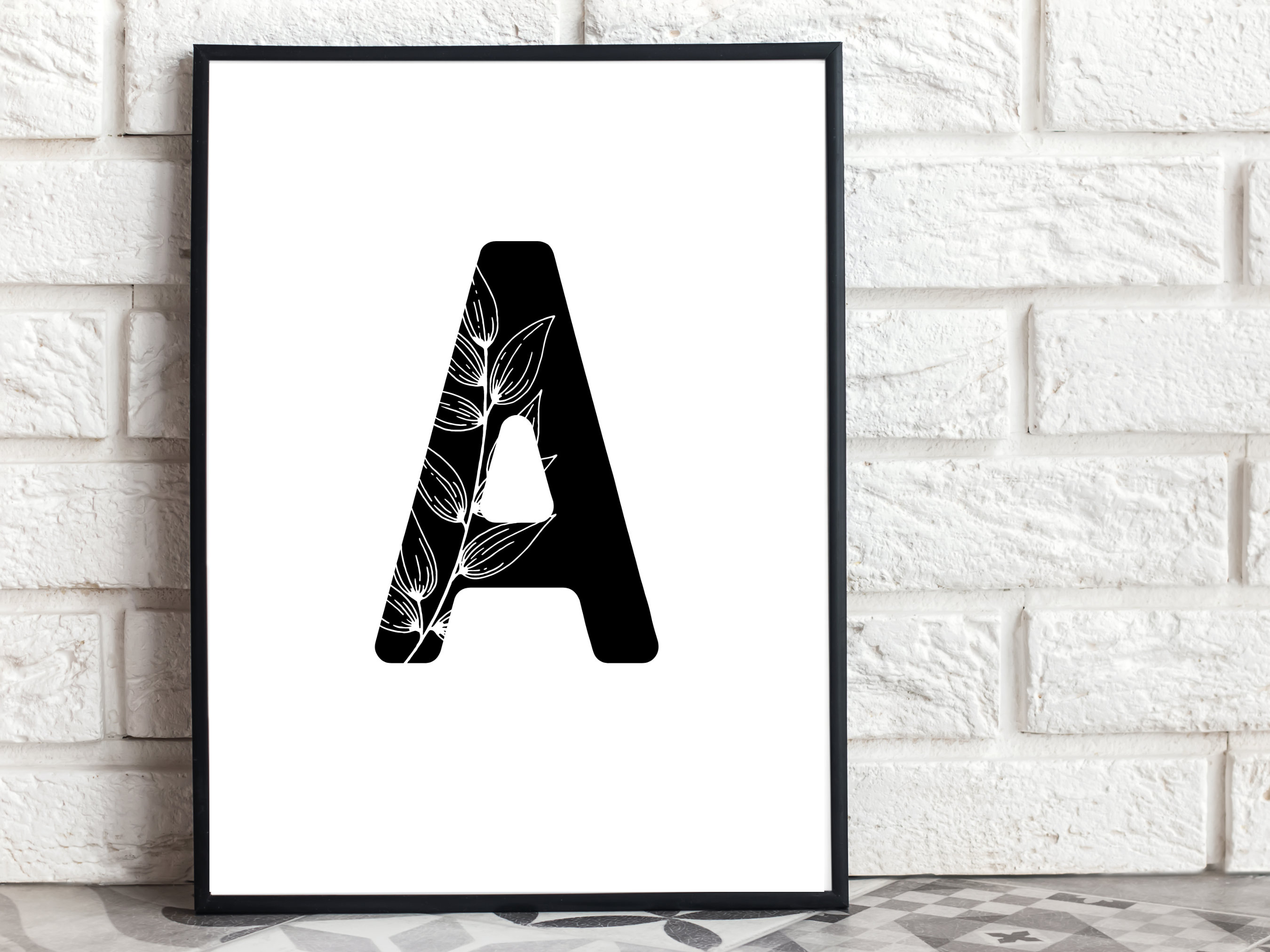 Letter A Printable Poster Size 8 X 10 11 X 17 18 X 24 24 - Etsy