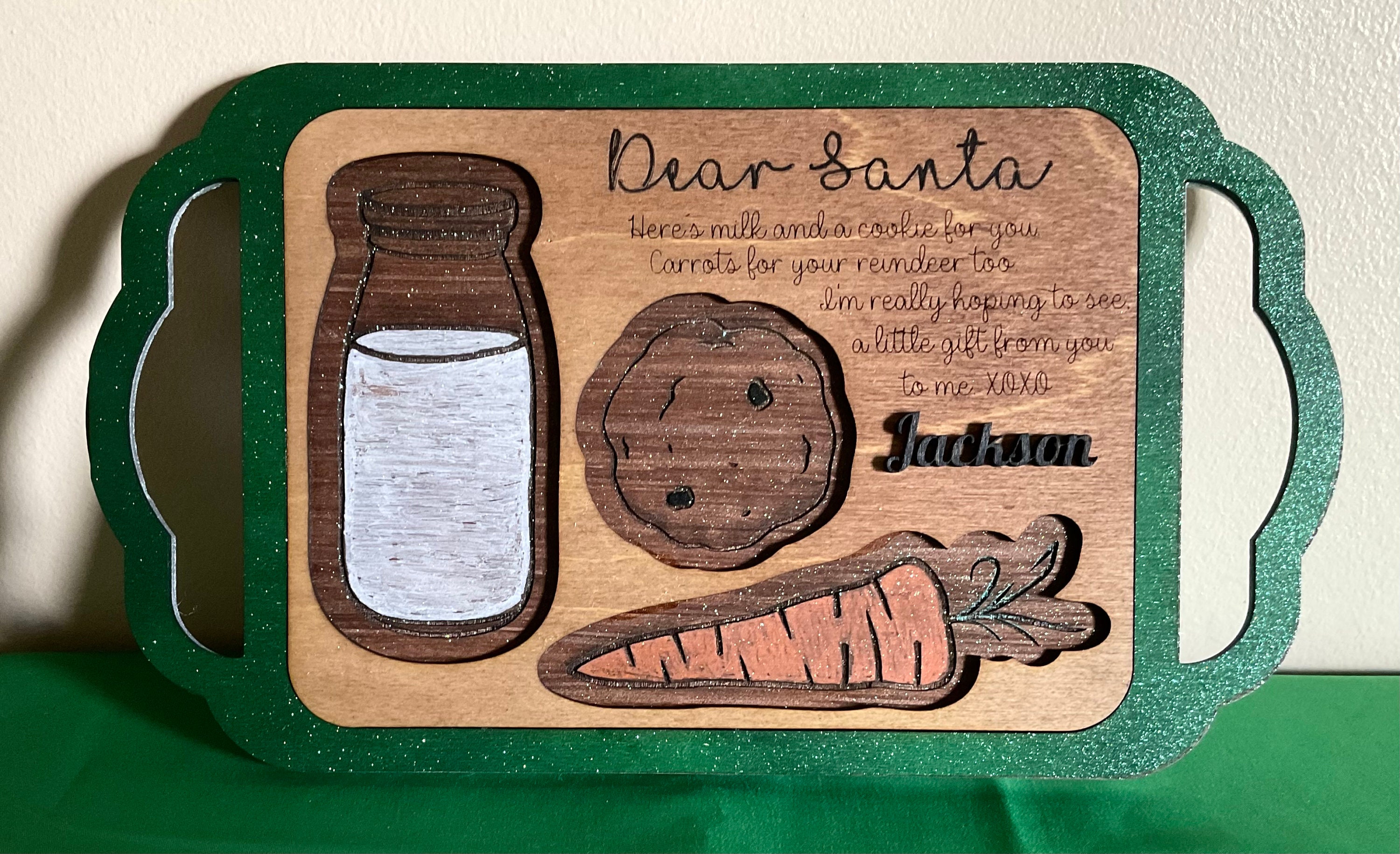 Santa Snack Tray - Etsy