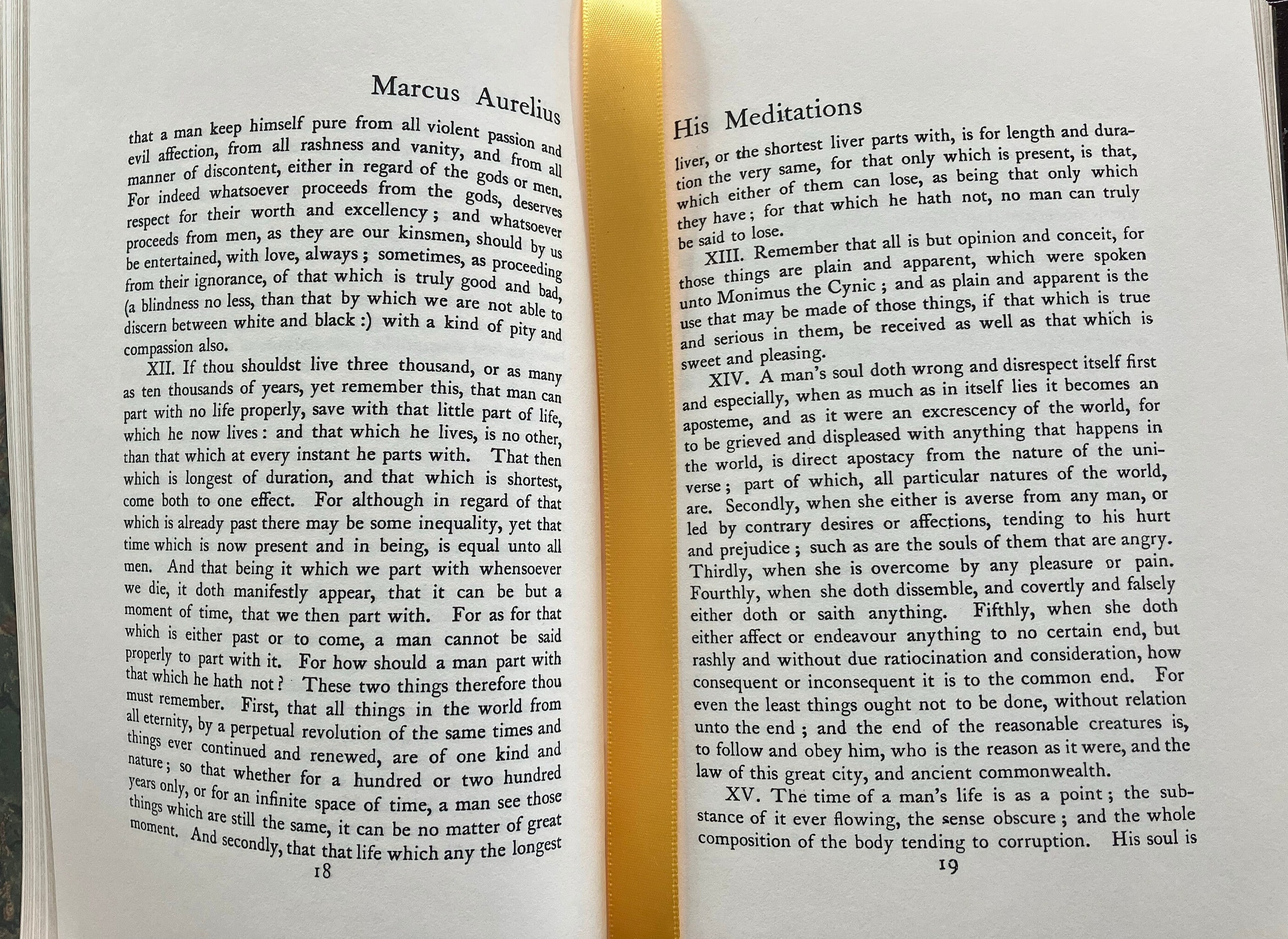 Meditations of Marcus Aurelius - Leather-bound Gilded Edition EXCELLENT ...