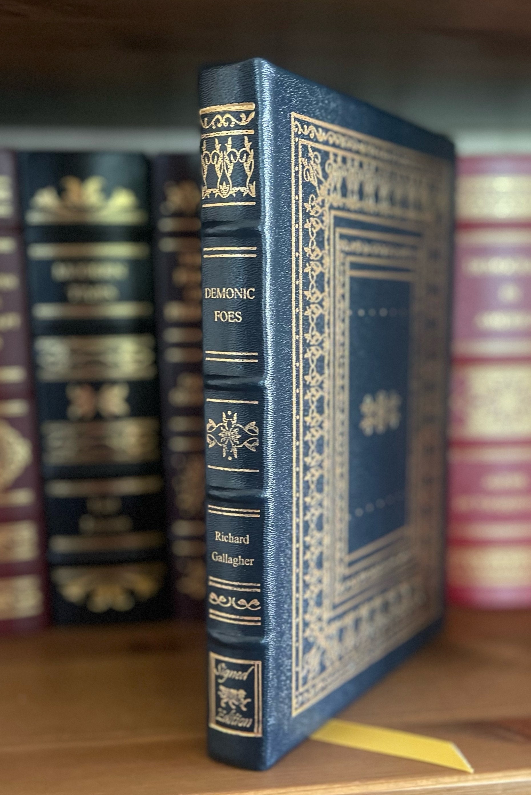 SIGNED Leather Bound Books Collection - Etsy