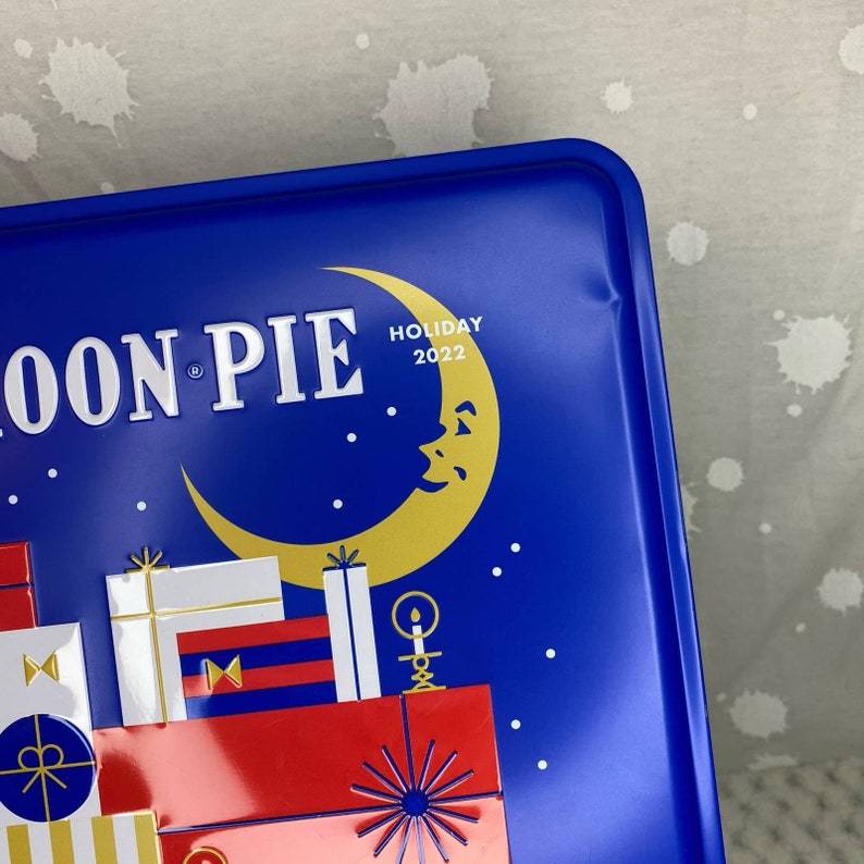 Moon Pie Tin Holiday 2022 Limited Edition Original Marshmallow - Etsy