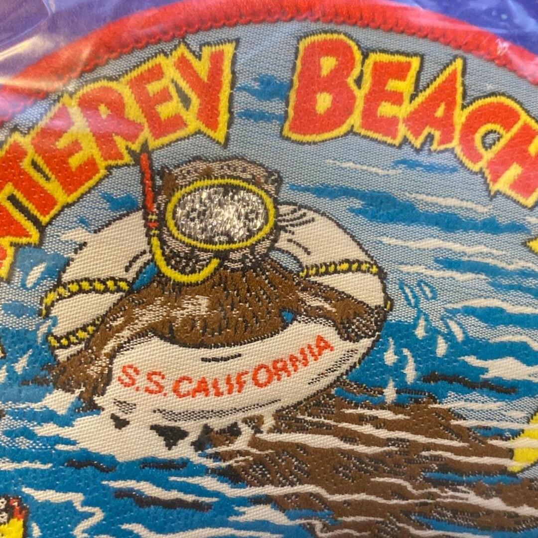 Monterey Beach Patrol Otter S.S. California Souvenir Woven Patch Sew Iron on NEW - Etsy
