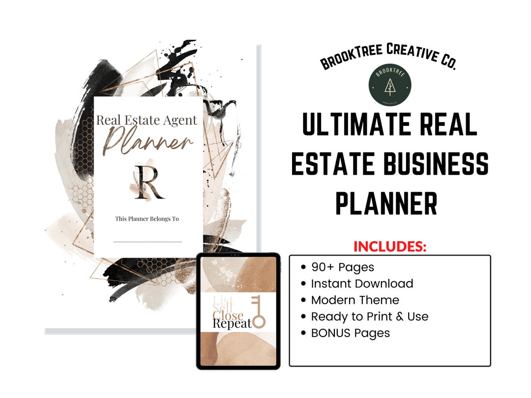 Ultimate Real Estate Agent | Planner Printable | Realtor Planner | Real ...