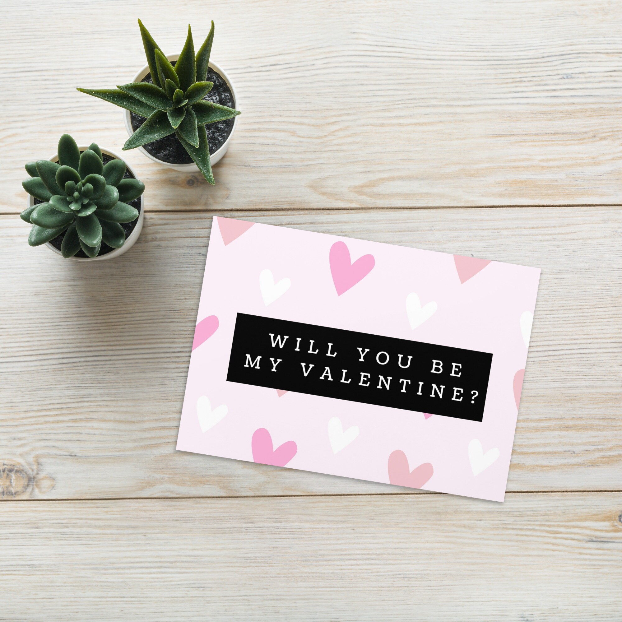 Printable Valentines Day Cards Red Heart Design Love Cute - Etsy