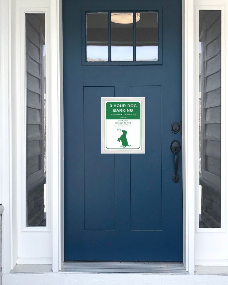 Printable Door Hanging Funny Dog Saying Bark Sign 11x14 - Etsy