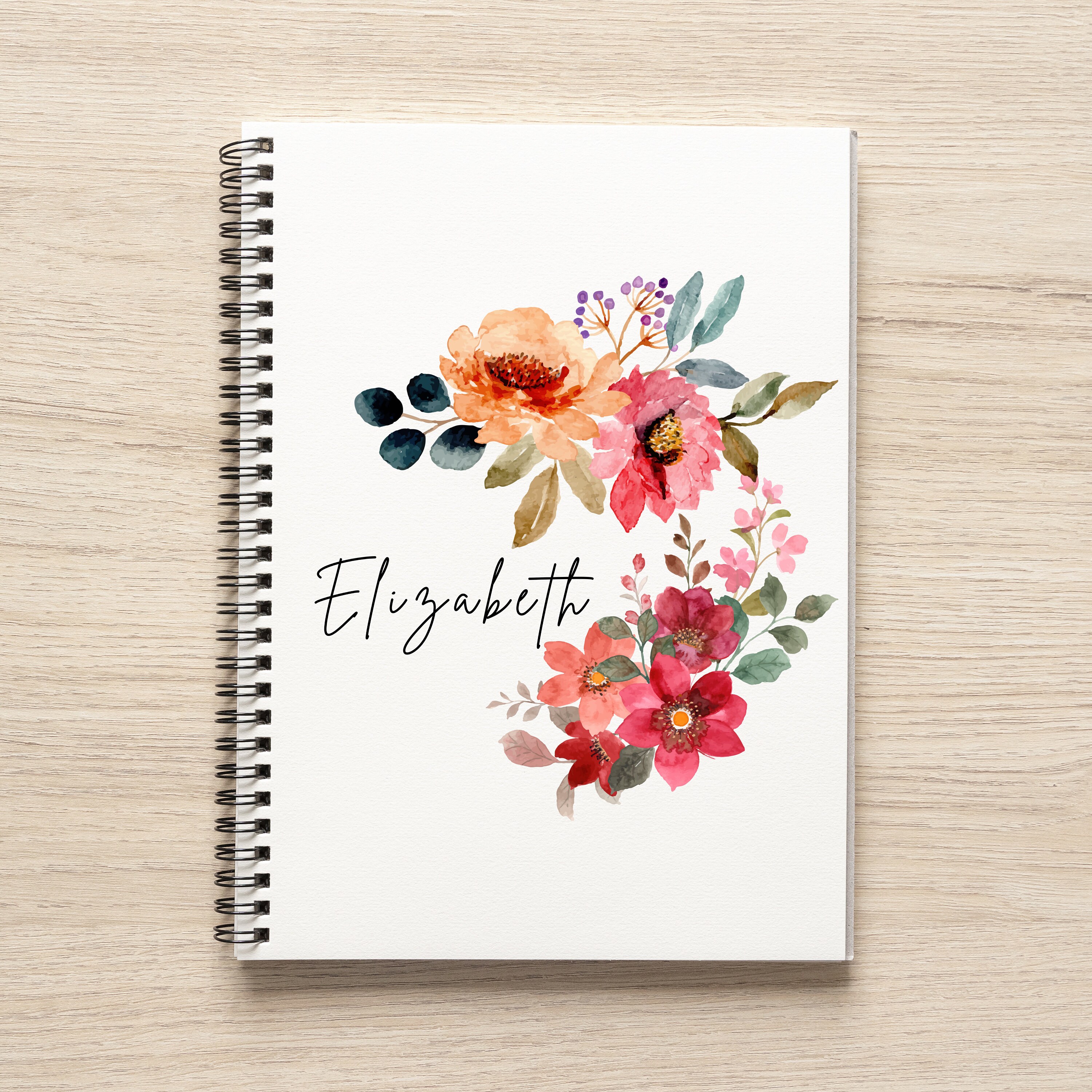 Custom Notebook, Personalized Journal, Gift for Student, Valentines Day ...