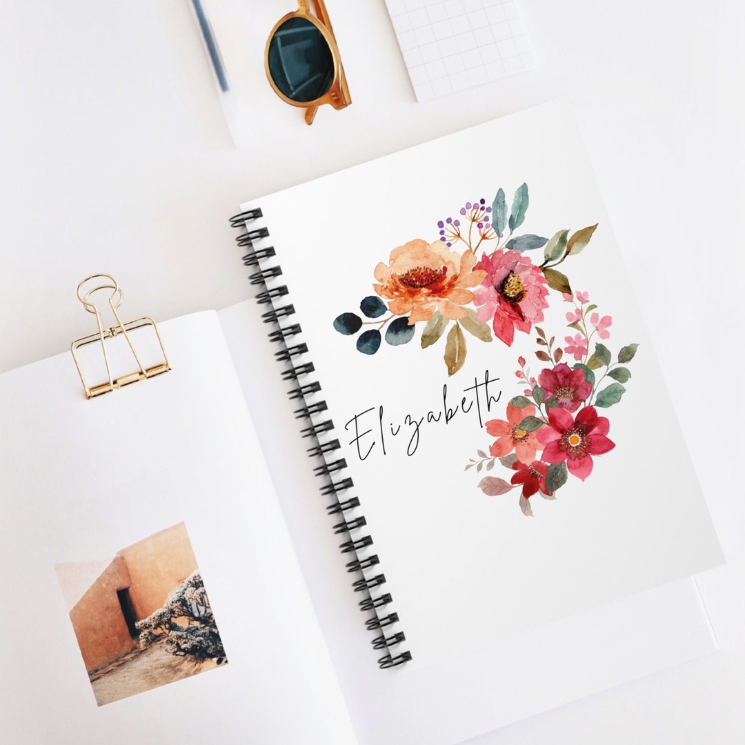 Custom Notebook, Personalized Journal, Gift for Student, Valentines Day ...