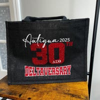 Delta Sigma Theta Gift Bags - Theredz - Etsy