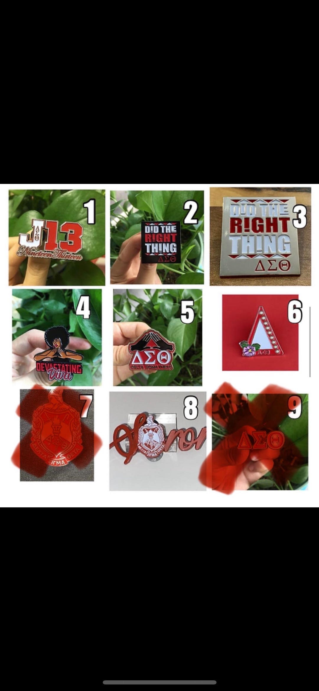 Delta Sigma Theta Lapel Pins - Etsy