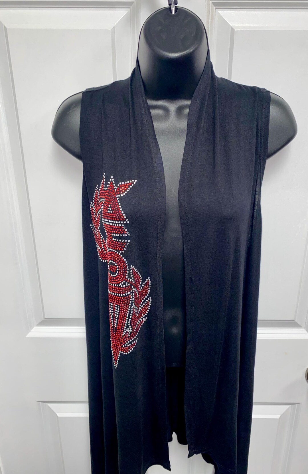Delta Sigma Theta Torch Sleeveless Cardigan Top - Black - Etsy