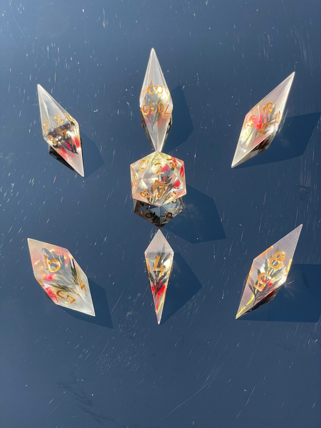 Phantom of the Opera Elongated Dungeons & Dragons DND 7 Piece - Etsy