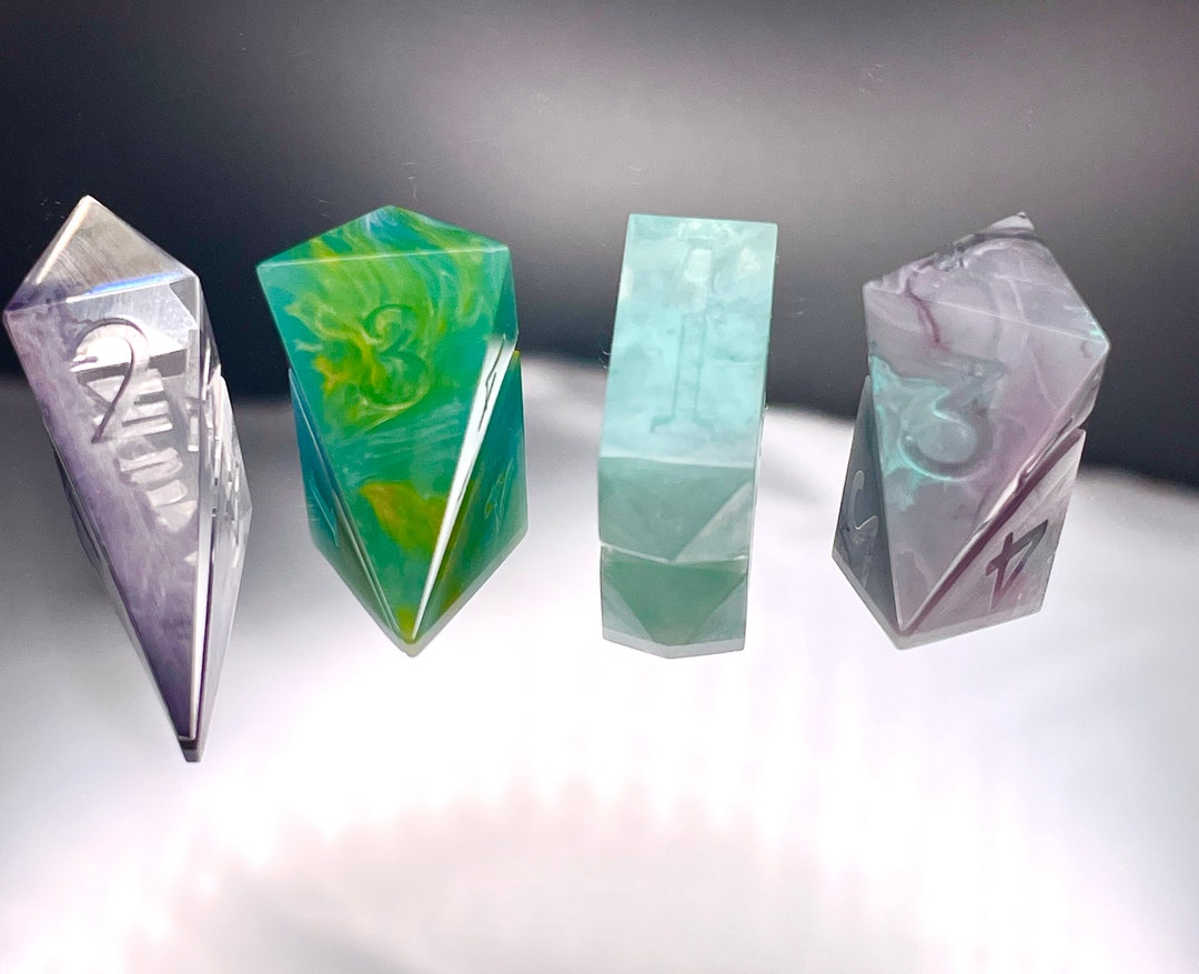 Mystery Bag of 6 D4 Dice. Dungeons and Dragons DND Alternate Shapes - Etsy