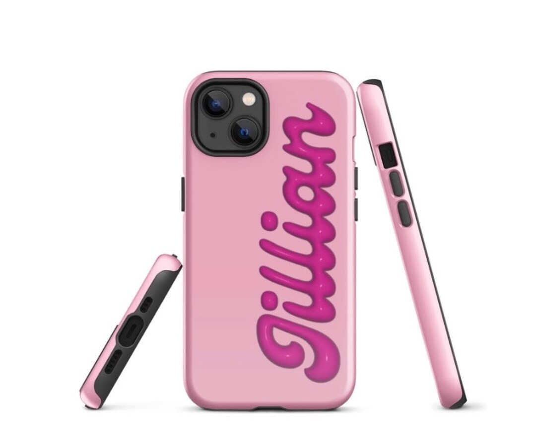 Custom Bubble Letters Name Letter Case 3d Print Your Name Phone Case ...