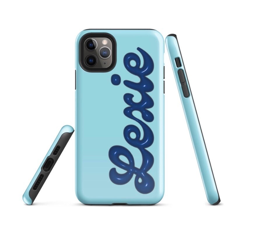 Custom Bubble Letters Name Letter Case 3d Print Your Name Phone Case ...