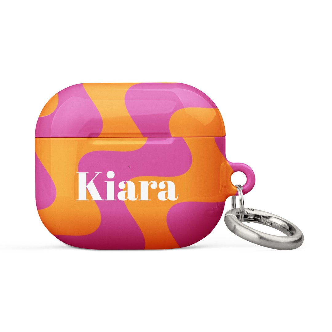 Custom Wavy Retro AirPod Case Cute, Unique Protective Cover ...