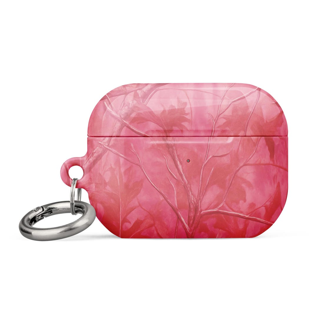 Candy Pink Real Tree Camo Airpods Case—camouflage Case Coquette ...