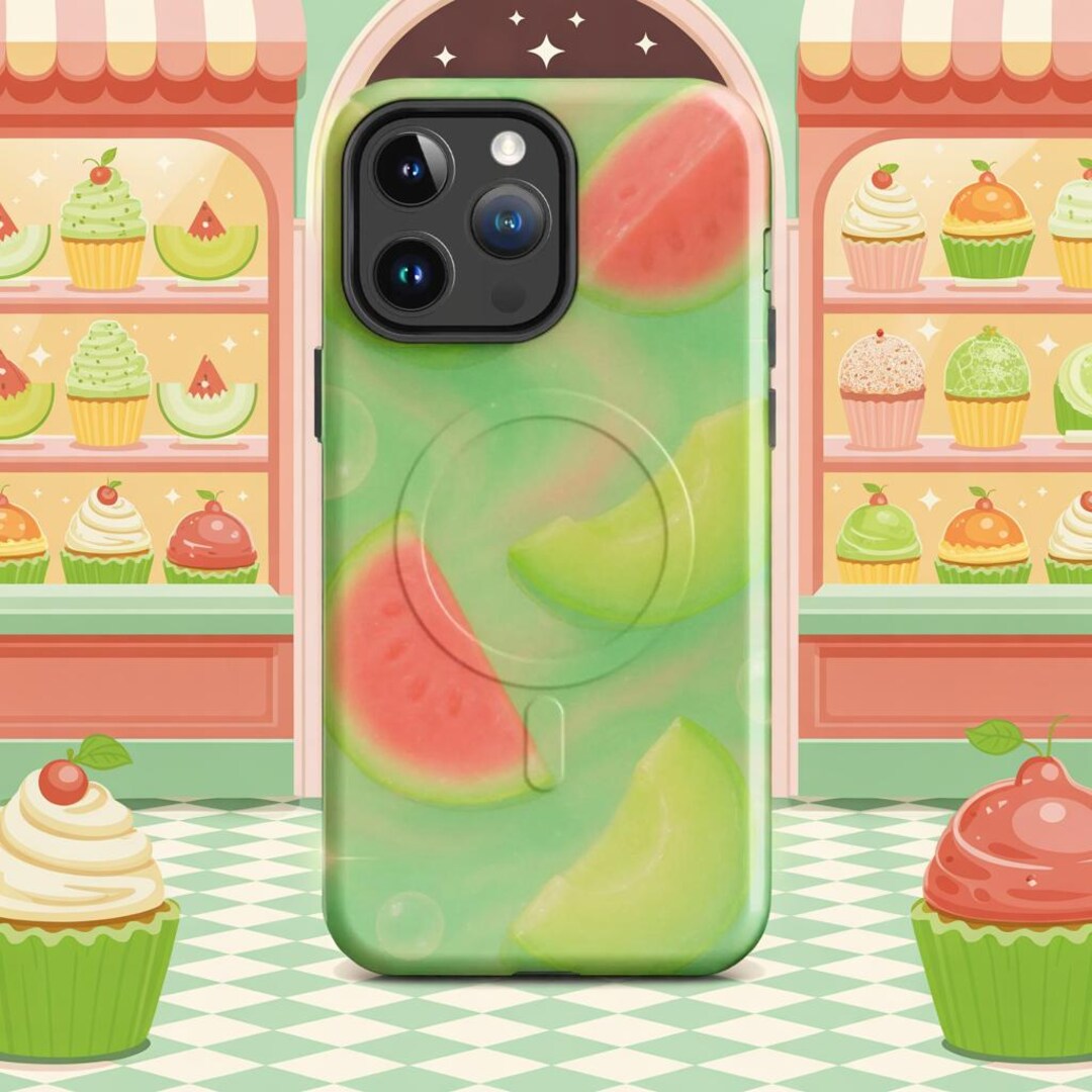 Magsafe Melon Swirl iPhone Case: Y2K Watermelon Design - Etsy