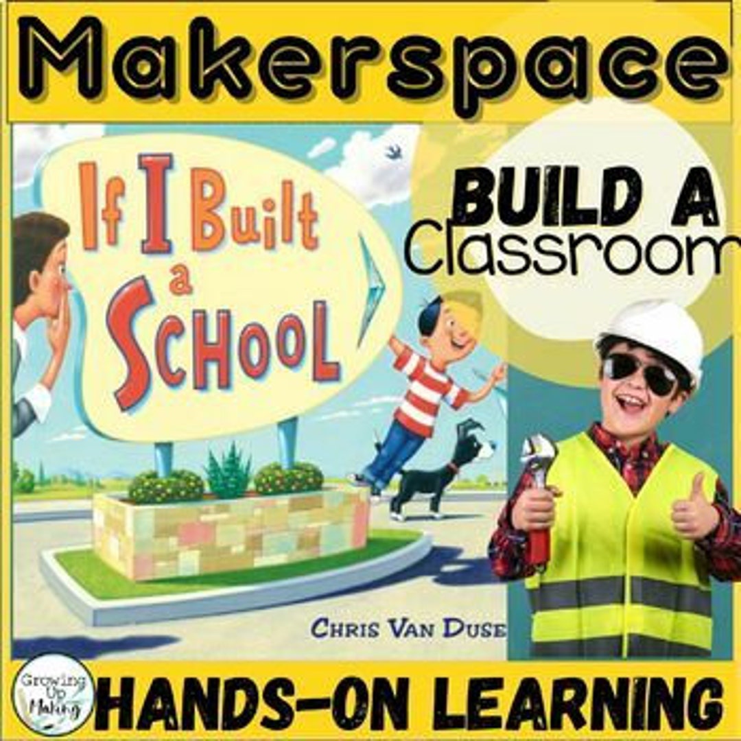 If I Built a School Student Class Activity Build a Classroom - Etsy