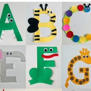 Precut Alphabet Craft Activity for Toddlers, Preschoolers and ...