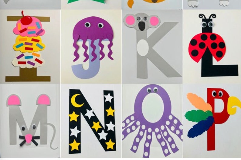 Precut Alphabet Craft Kit - Etsy