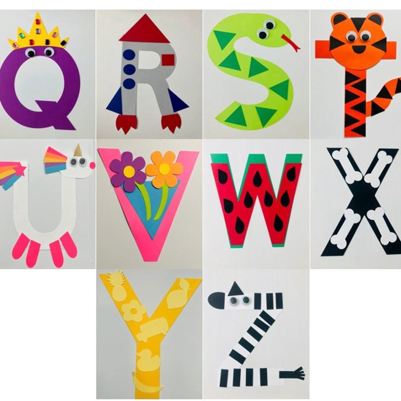 Precut Alphabet Craft Kit - Etsy