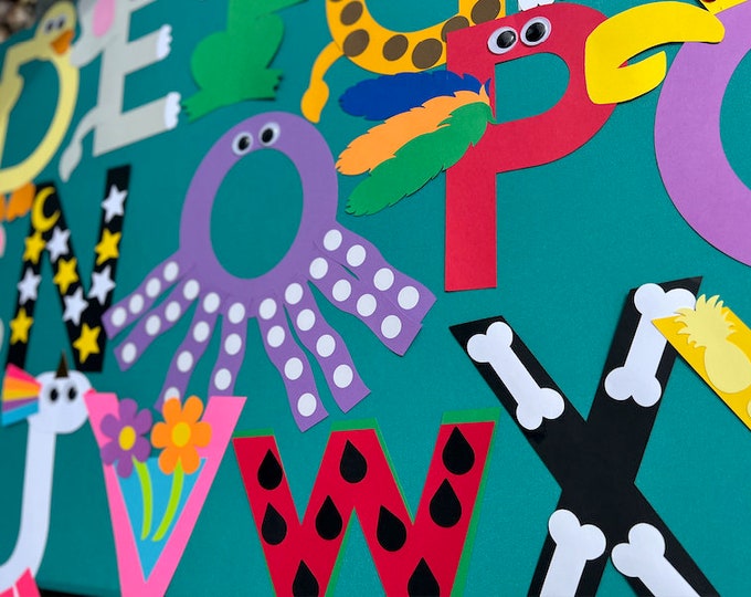Alphabet Printable CRAFT Templates - Alphabet Animal Craft PDF ...