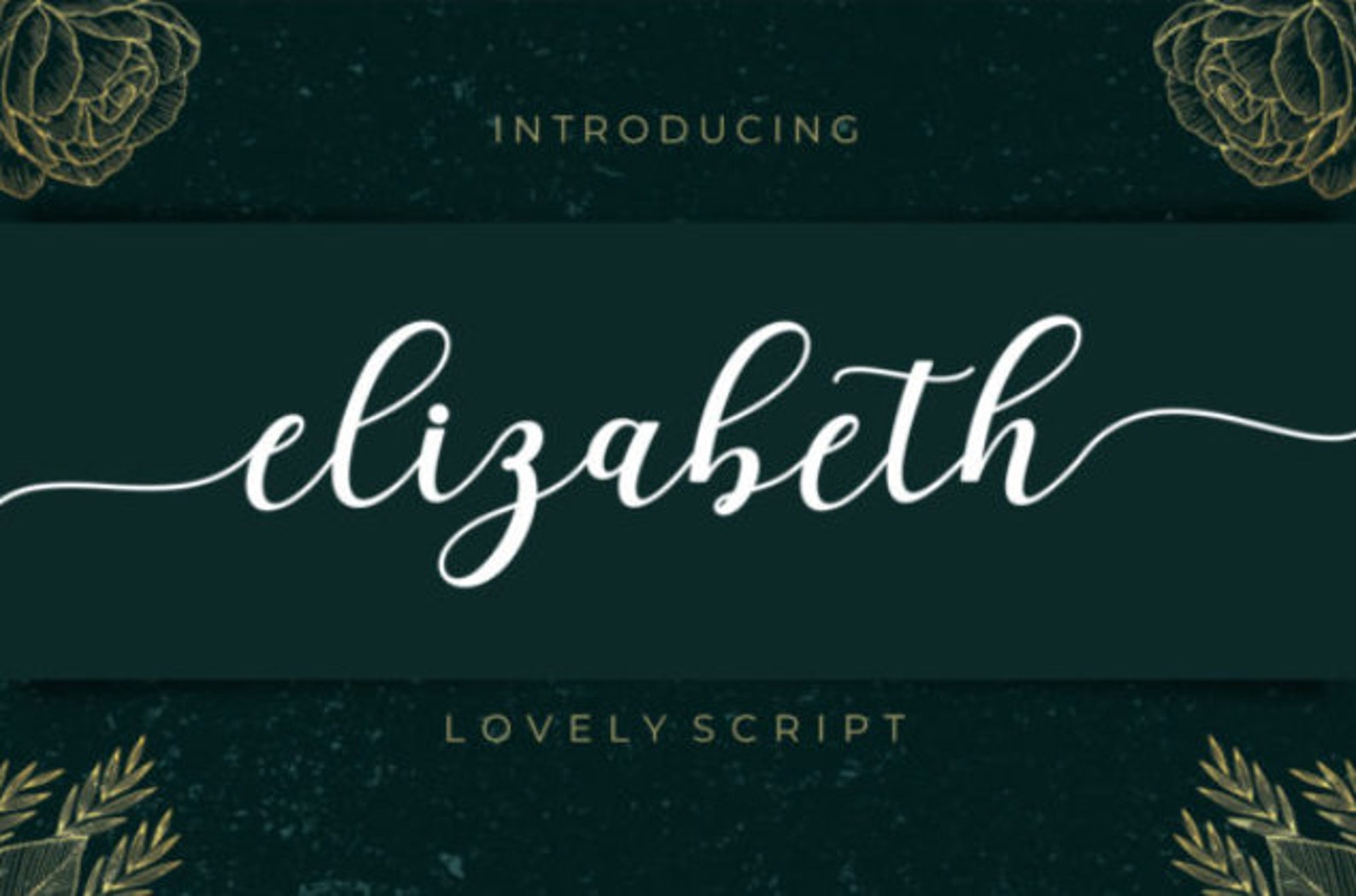 Elizabeth Font, Handwritten Fonts, Calligraphy Fonts, Cricut Font ...