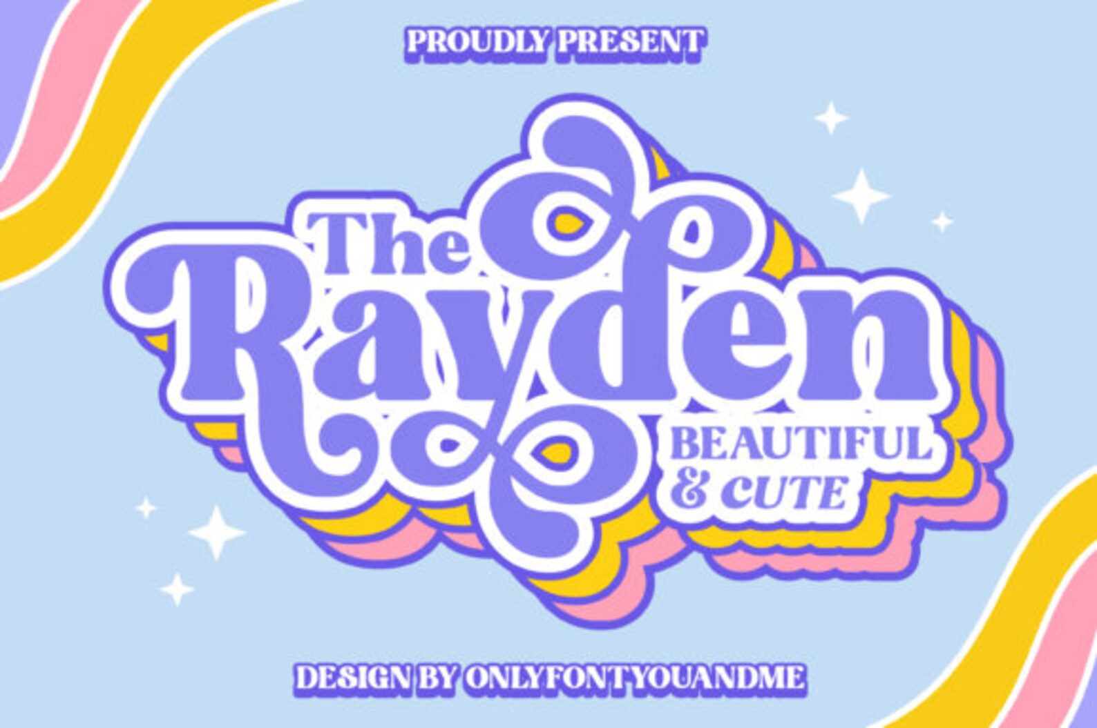 The Rayden Font, the Rayden Font SVG, Font Bundle, Vintage Font, Trendy ...