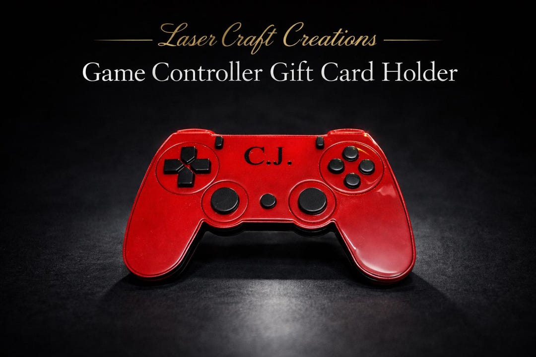 Game Controller Gift Card Holder Personalized - Etsy