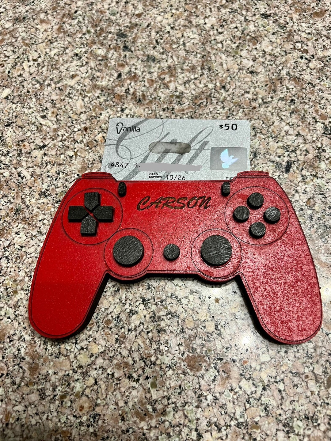 Game Controller Gift Card Holder Laser Cut Svg Dxf Downloadable File - Etsy