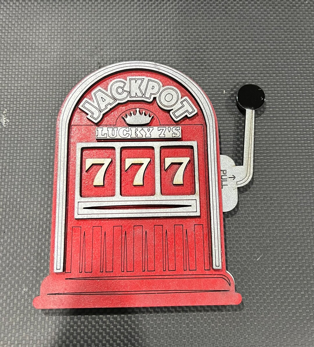 Lucky 7's Slot Machine Gift Card or Cash Holder - Etsy