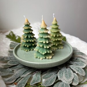 Evergreen Tree Sculpture Candle, Christmas Tree Candle - Etsy