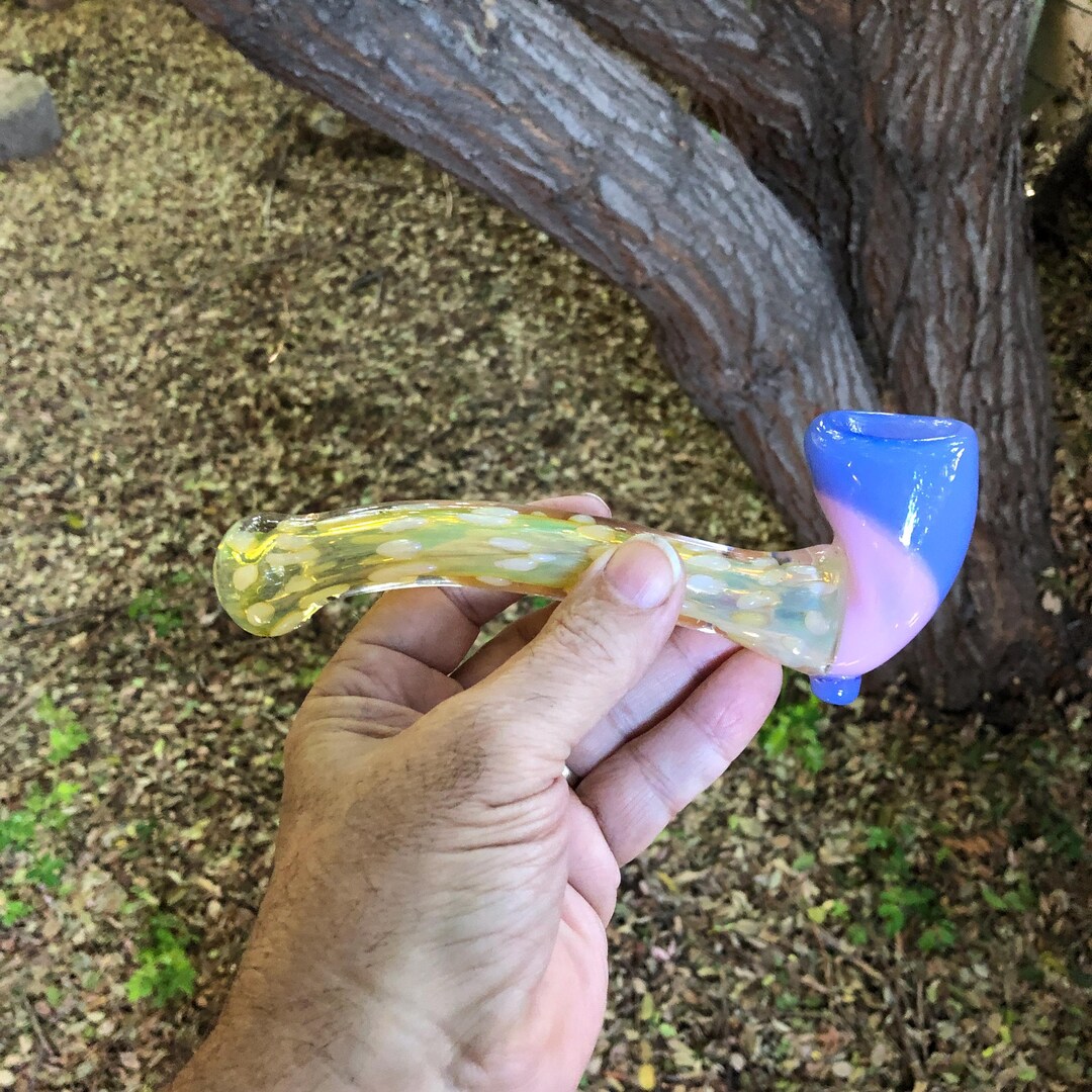 Hand Blown Glass Pipes Gandalf Pipe Smoking Bowl Great Gift for Smoker ...