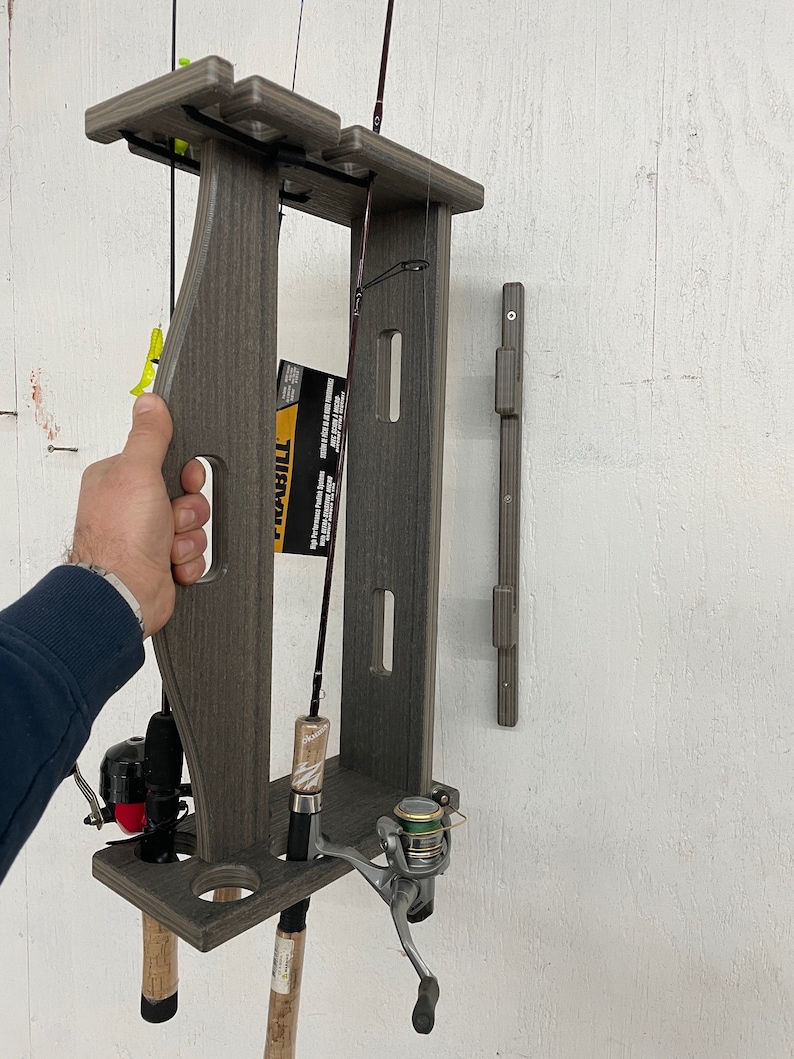 Portable Fishing Rod Holder for 4 Rods - Convenient Storage for Anglers ...