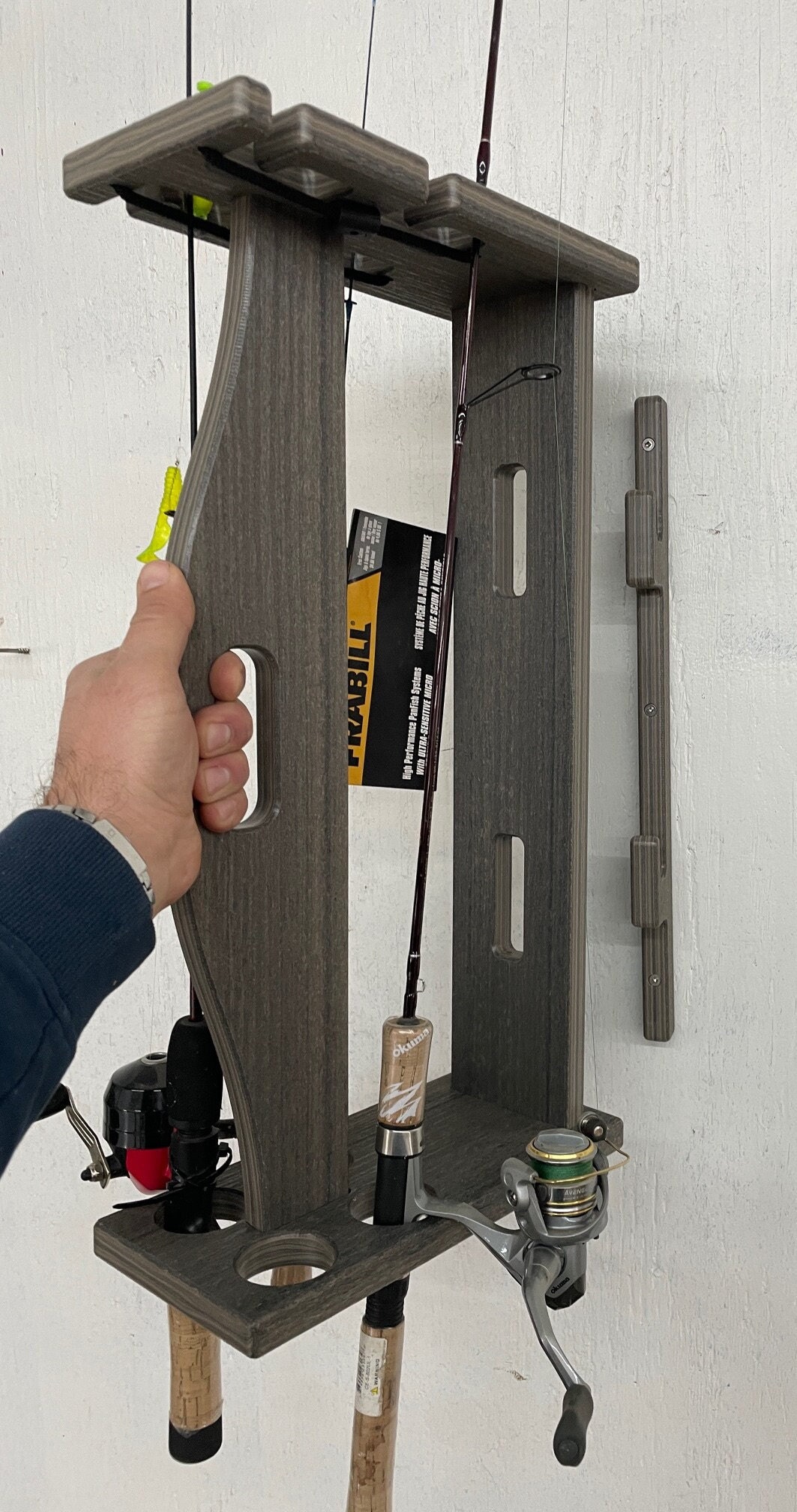 Portable Fishing Rod Holder for 4 Rods - Convenient Storage for Anglers ...