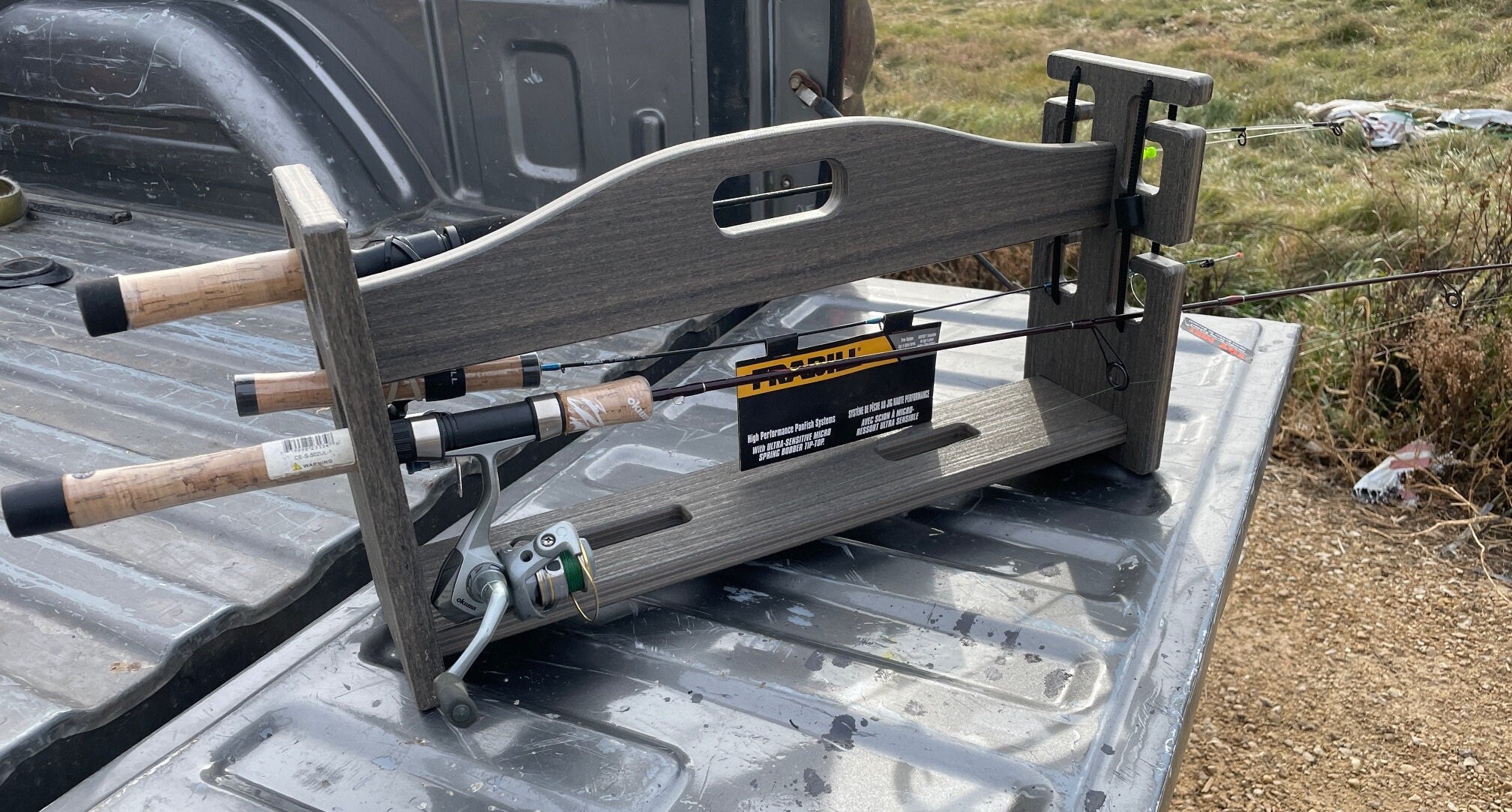 Portable Fishing Rod Holder for 4 Rods - Convenient Storage for Anglers ...