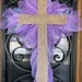 Cross Wreath for Front Door, Easter Wreath, Religious Wreath, Easter ...