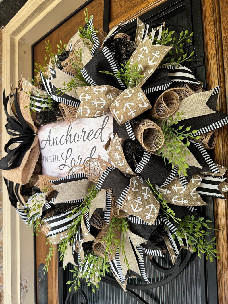 Spiritual Wreath for Door, Christian Wreath, Spiritual Home Decor ...