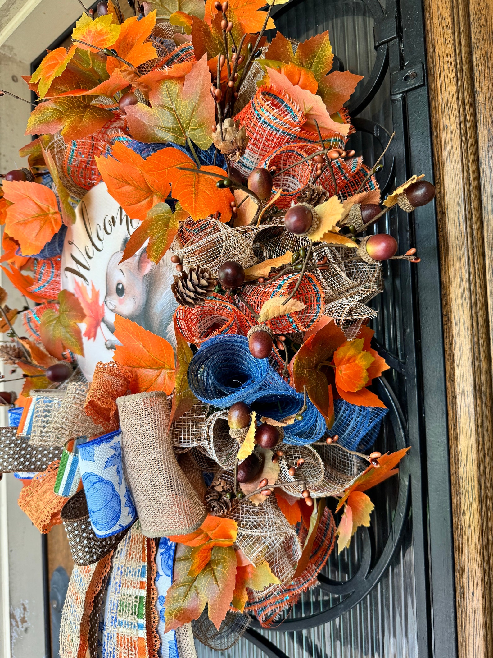 Fall Welcome Wreath for Door, Fall Decor, Autumn Wreath, Autumn Decor ...